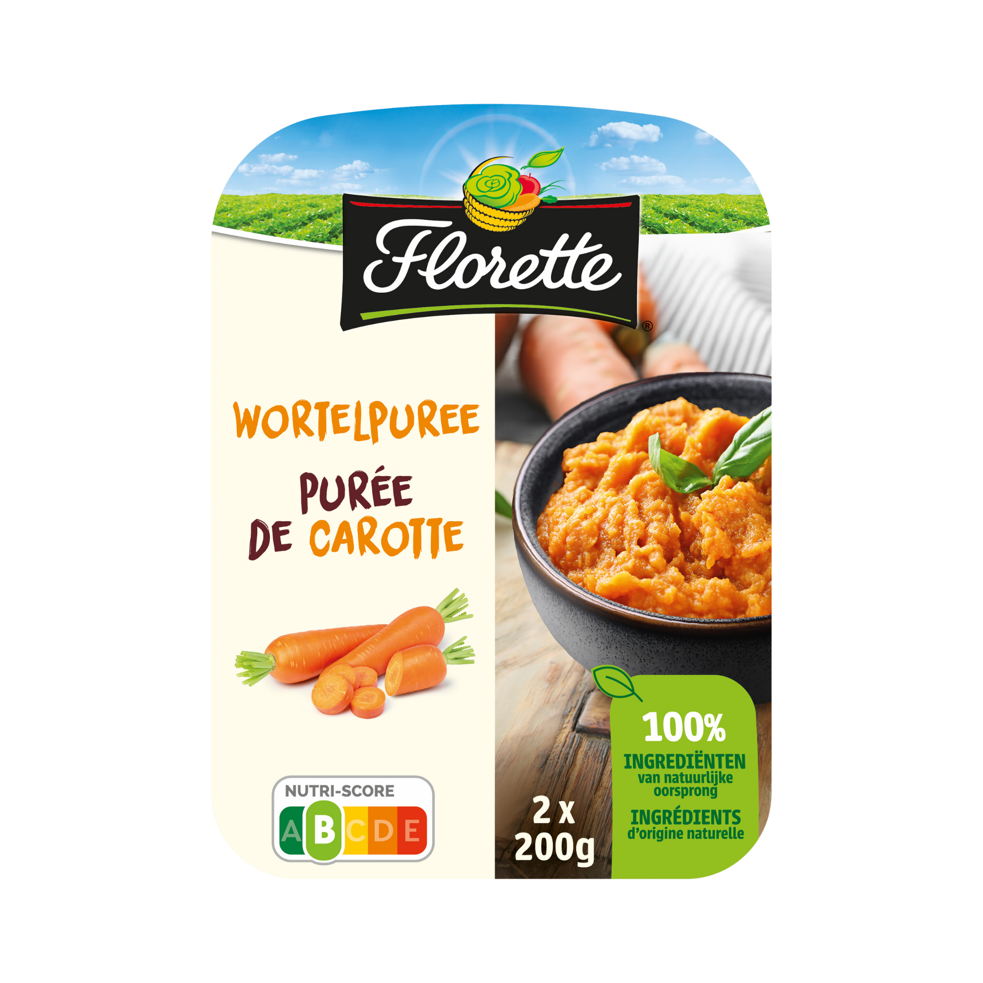 Florette : Purée de carotte • Florette